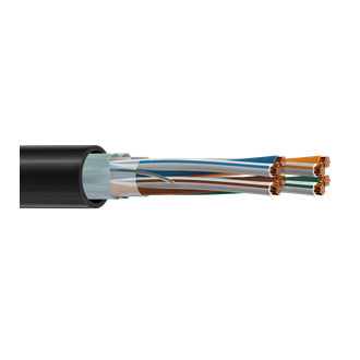 Belden 7939A 24/4PR Datatuff Cat5E Plenum and Riser Cable