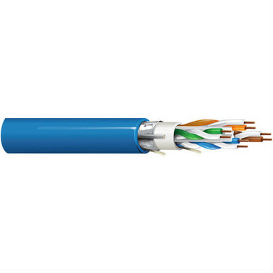 Belden 10GX63F Shielded System Cable, CMP, 23 AWG, Cat 6A, 4-Pair, 1000 ...