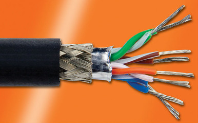 Alpha 76022 BK001 XGIE 4PR STRANDEDF&B SHIELD Black