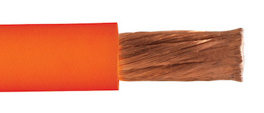 4 AWG Super Vu-Tron Welding Cable Orange | By the Foot