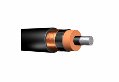 350 KCMIL AL Compresed Core EPR/PVC Tape Shield 133% MV-105 Cable 15KV ...