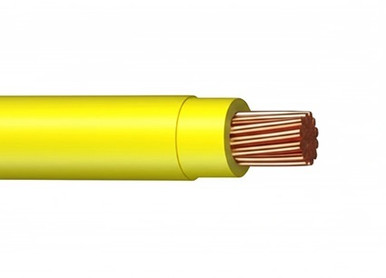 6 AWG Stranded THHN THWN-2 Wire Yellow | By the Foot