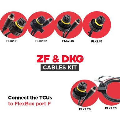 Kit Cable TCU ZF (6/8HP) - DKG - FLK06B