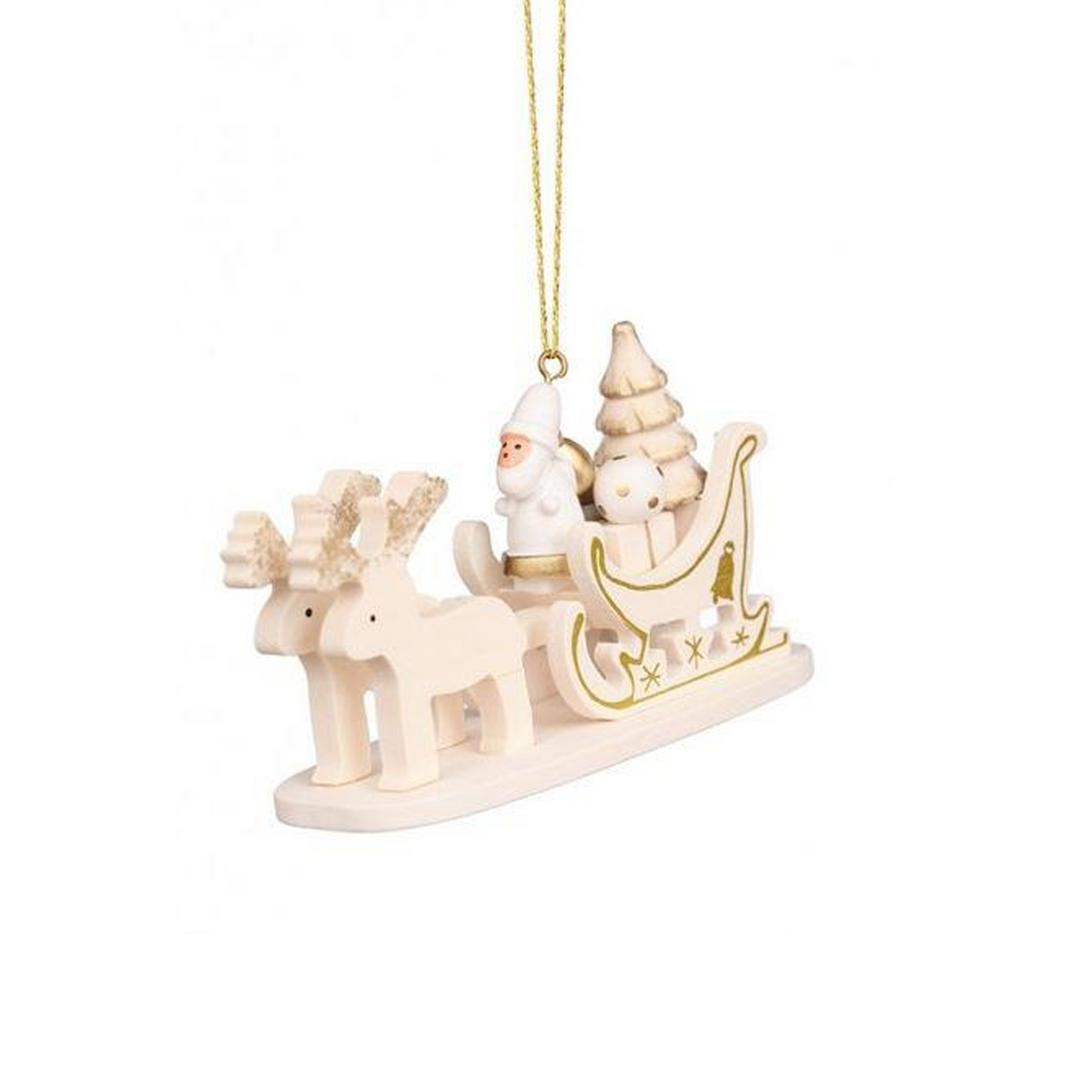 Silver and Gold Santa