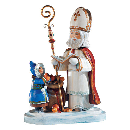Saint Nicholas with Book and Staff