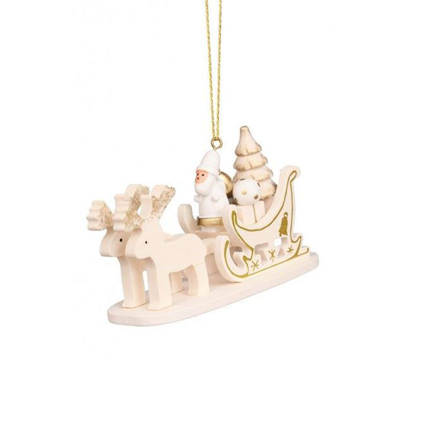 Silver and Gold Santa