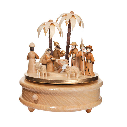 Nativity Natural Music Box