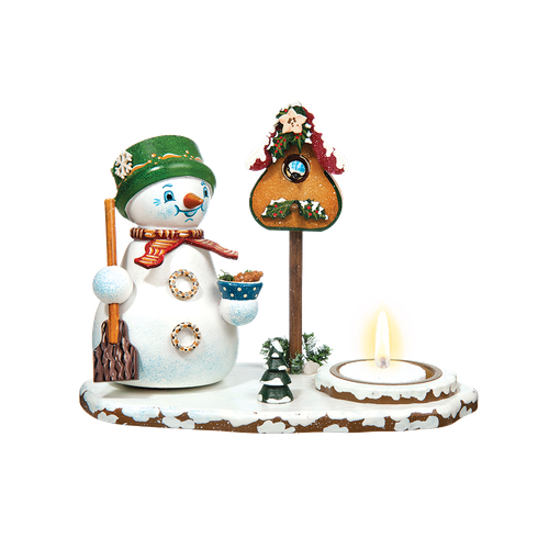 Jolly Snowman with Tealight