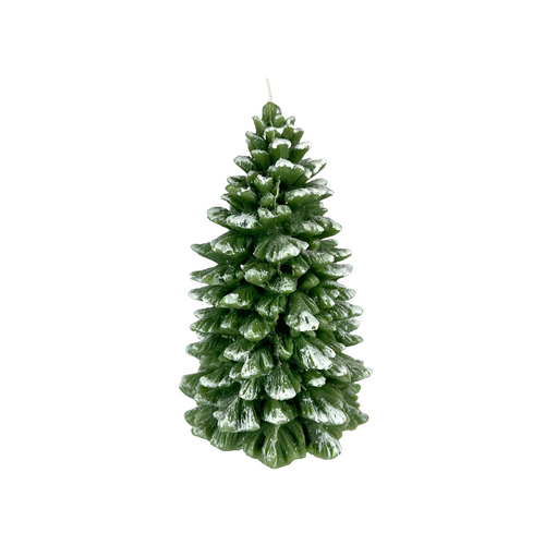 Fir Tree with Snow Candle
