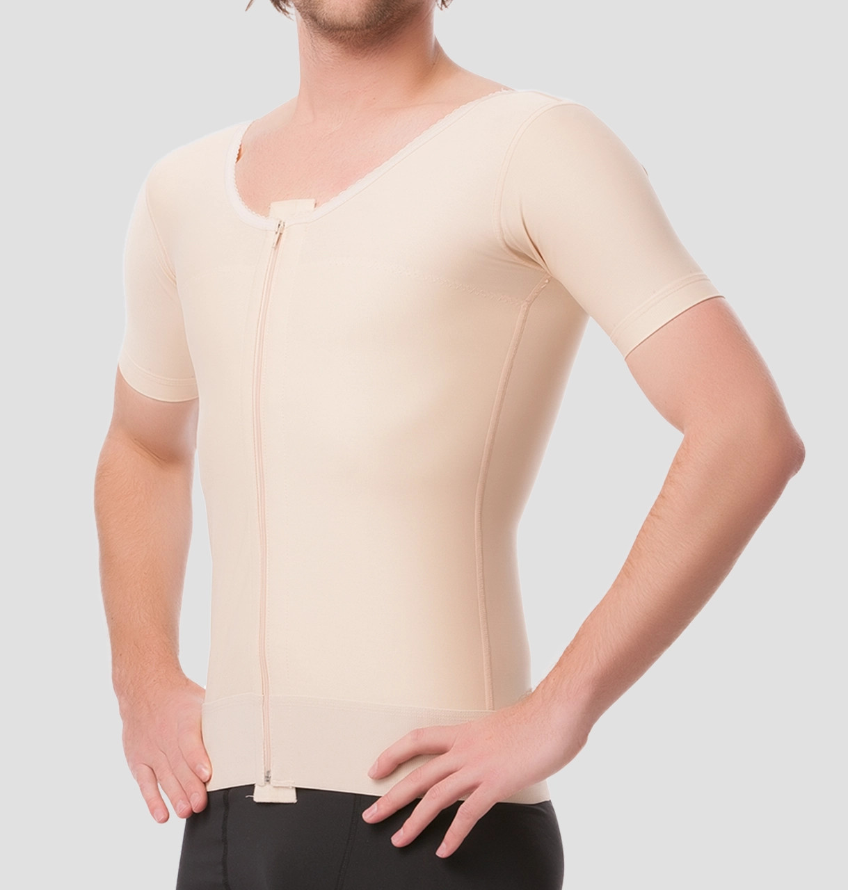 Male Compression Vest - Short Sleeves
