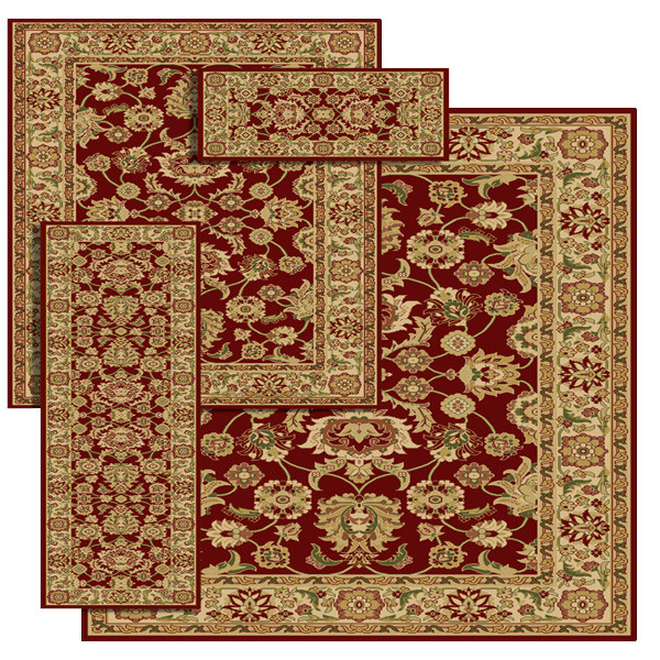 City Squares Modern Rug Set - 100% Heat Set Polypropylene - Payless Rugs