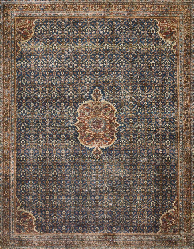 Loloi II Layla LAY-05 Ocean Multi Rug - Payless Rugs