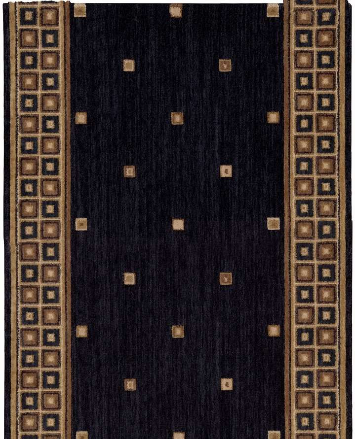 Metropolis ME05 Charcoal Carpet Stair Runner - Payless Rugs