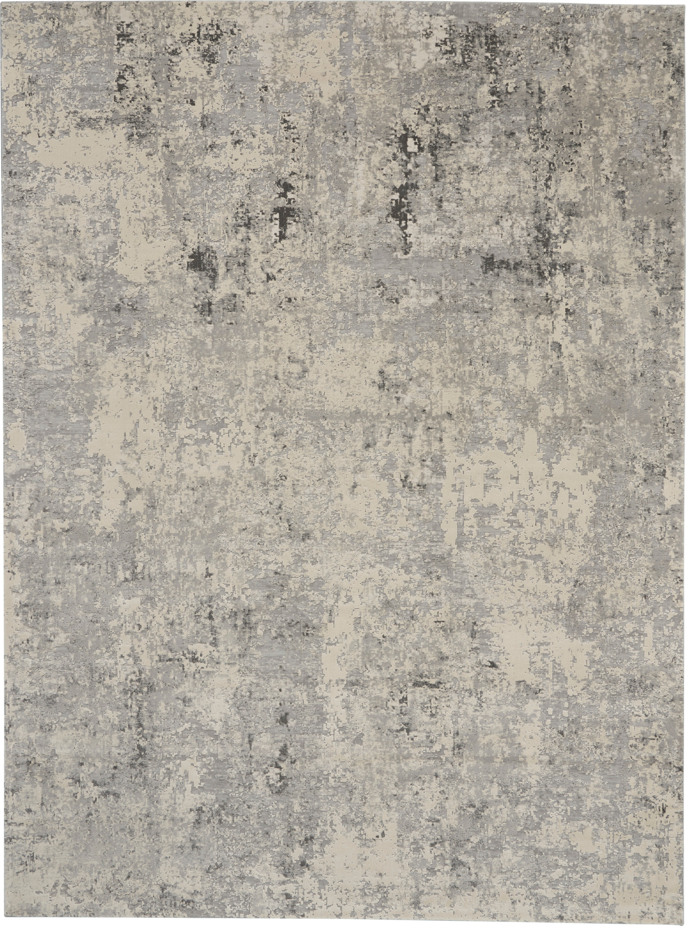 Nourison Rustic Textures RUS04 Beige Grey Rug - Payless Rugs