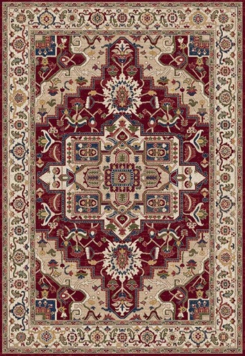 Dynamic Juno 6882 130 Ivory Red Area Rug - Payless Rugs