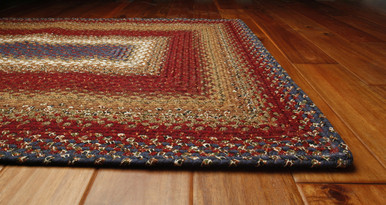 Log Cabin Step Cotton Rug by Homespice - Payless Rugs