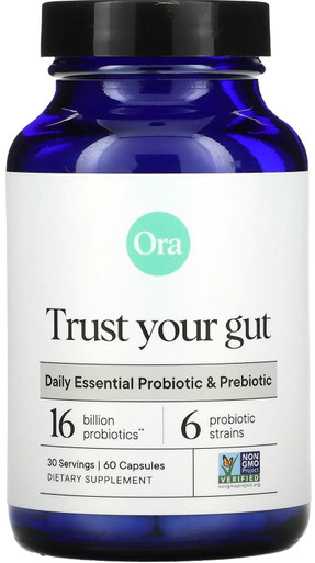Buy Ora Organic Trust Your Gut Daily Essential Probiotic & Prebiotic 16 ...