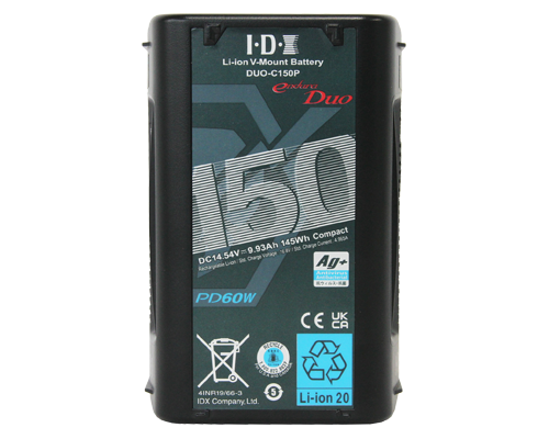 DUO-C150P (145Wh High-Load Li-Ion V-Mount Battery w 2x D-Tap and USB-PD)