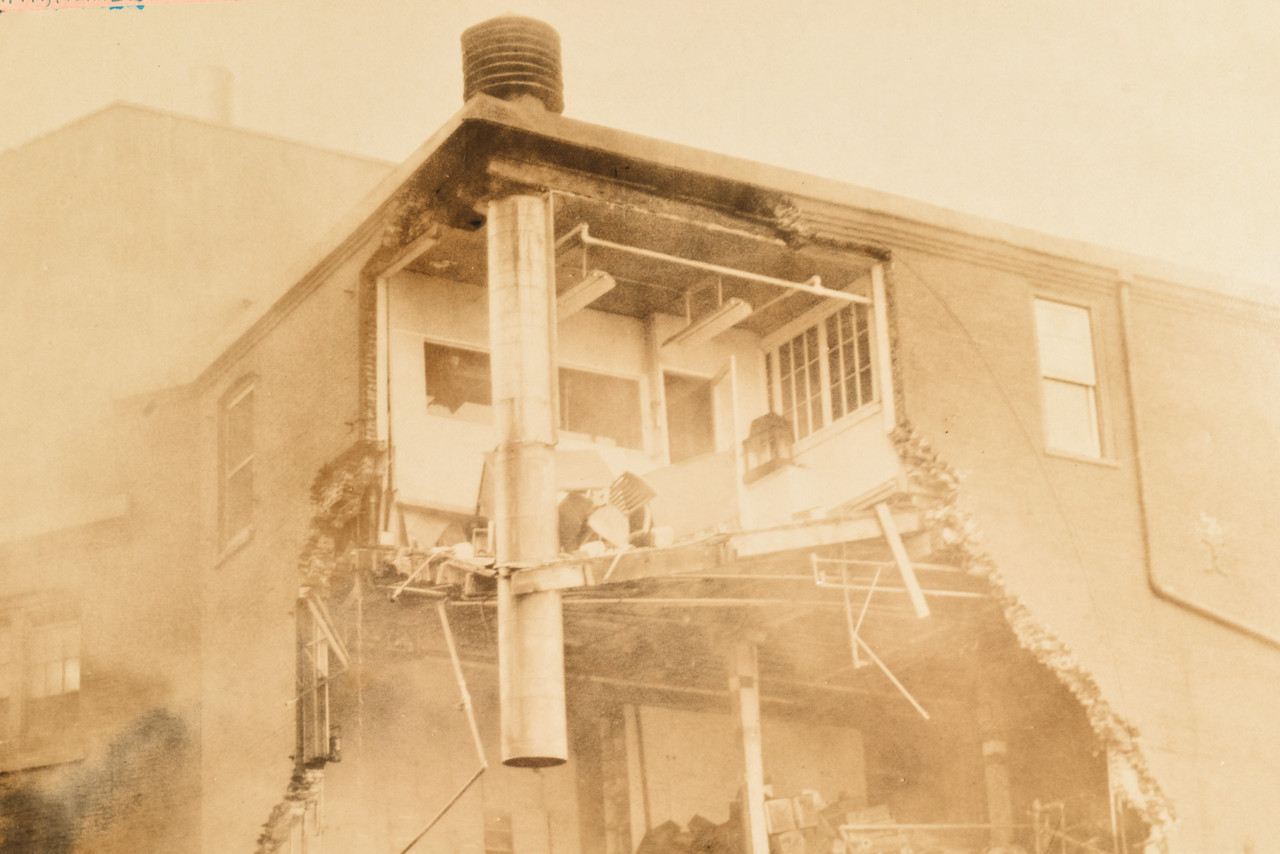 1940's Fireman Fire Photo Philadelphia 10 1/2 x 13 1/2 Laboratory ...