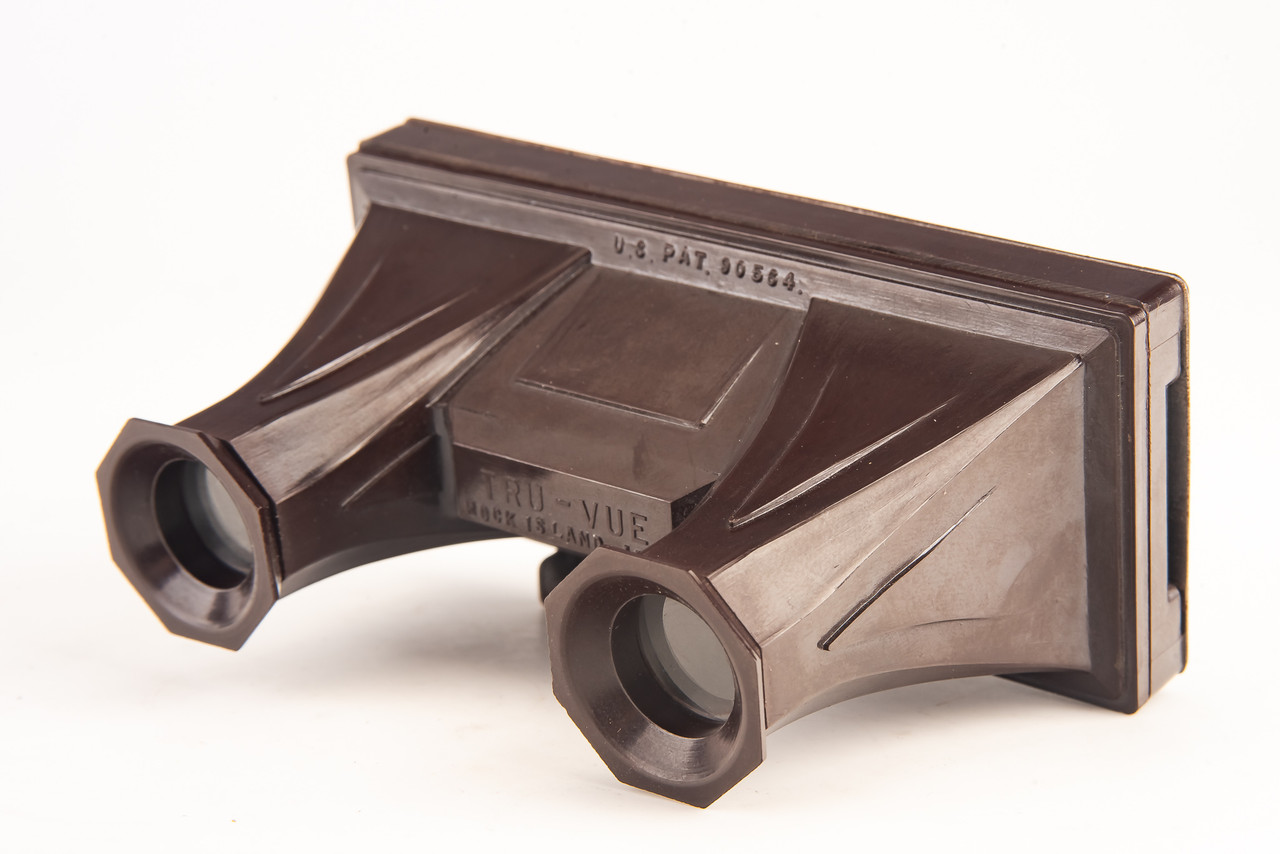 Tru Vue Stereoscope 35mm Film Strip Viewer In Box Circa 1936 V28