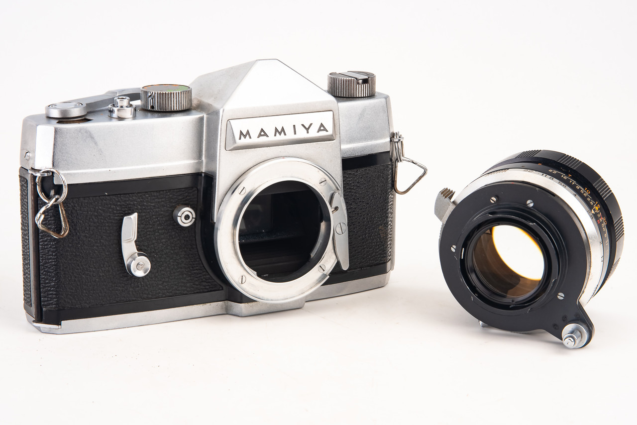 Mamiya Prismat NP 35mm SLR Film Camera with F.C. 58mm f/1.7 Lens ...