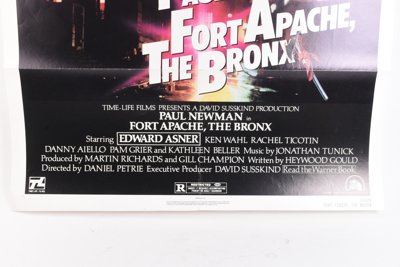 Vintage Action Movie Poster Fort Apache the Bronx 1981 Original 27x40 ...