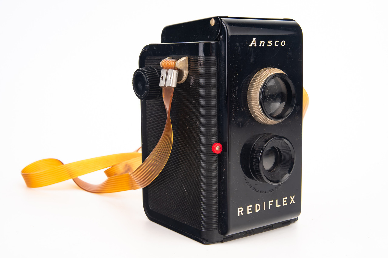 Ansco Rediflex 620 Roll Film 6x6cm TLR Bakelite Camera in Case WORKS ...