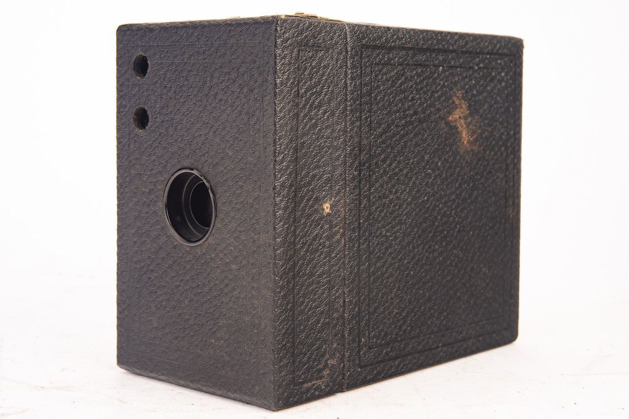 Kodak No 2A Cartridge Hawk-Eye Model B 116 Roll Film Box Camera WORKS ...