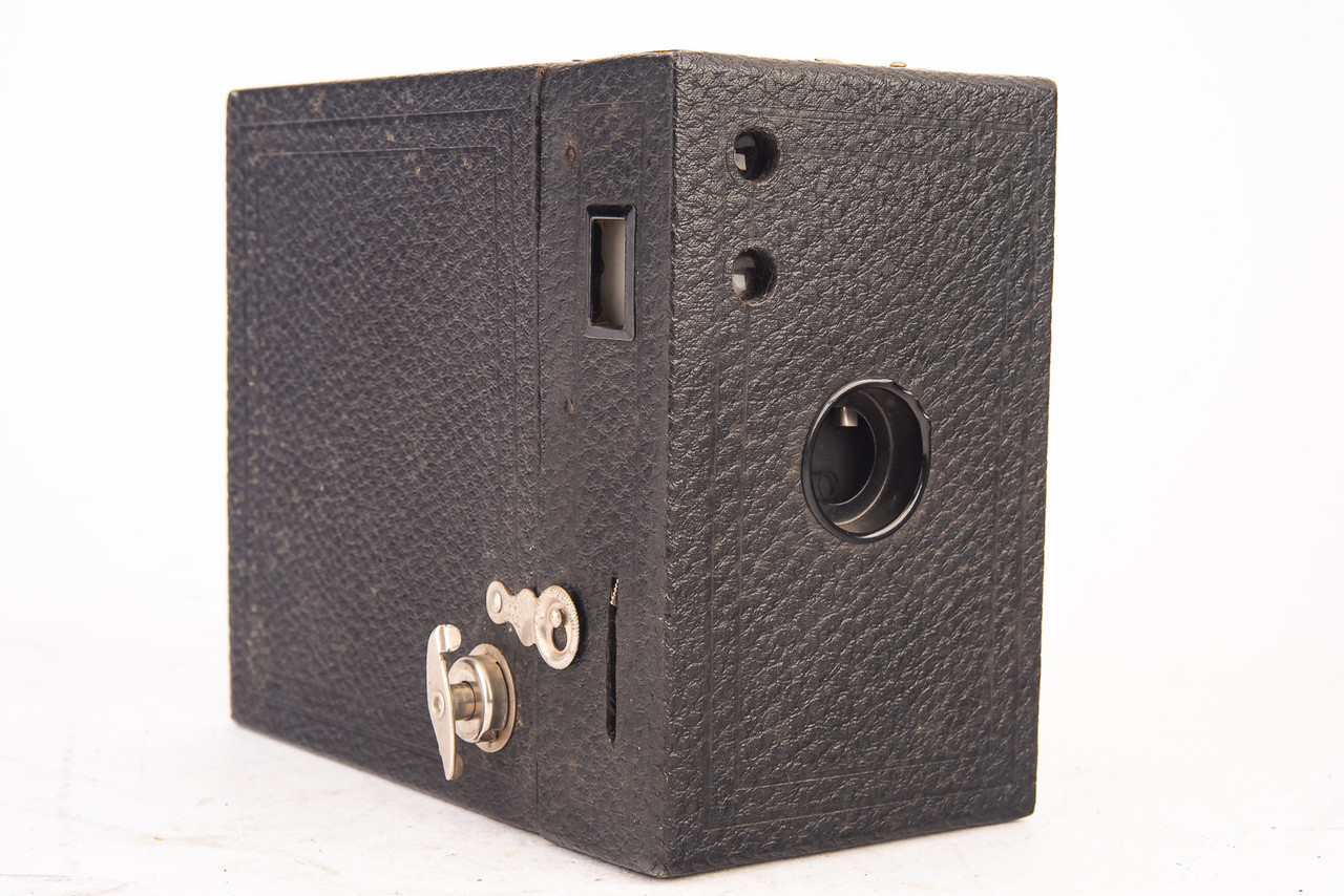 Kodak No 2A Cartridge Hawk-Eye Model B 116 Roll Film Box Camera WORKS ...