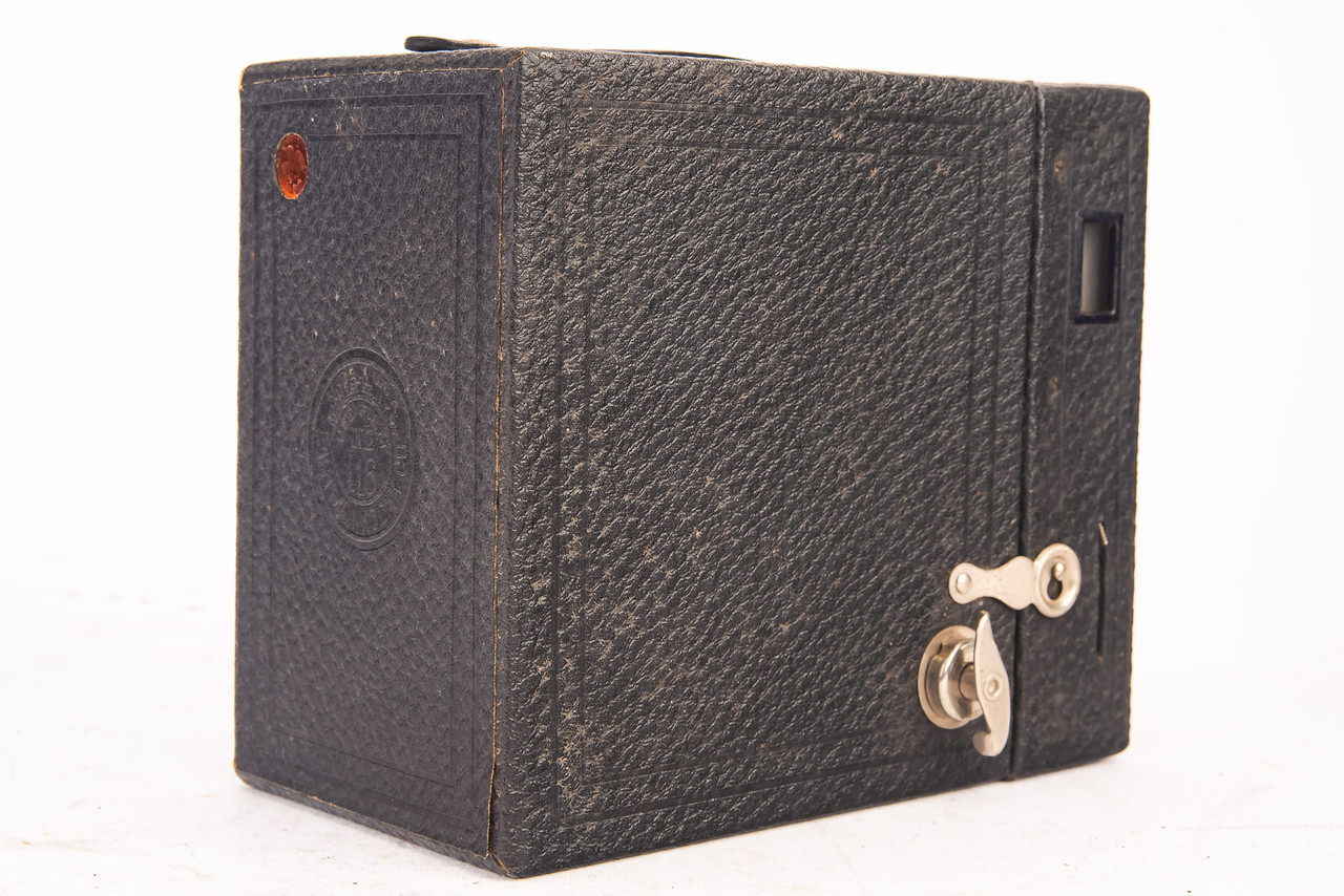 Kodak No 2A Cartridge Hawk-Eye Model B 116 Roll Film Box Camera WORKS ...