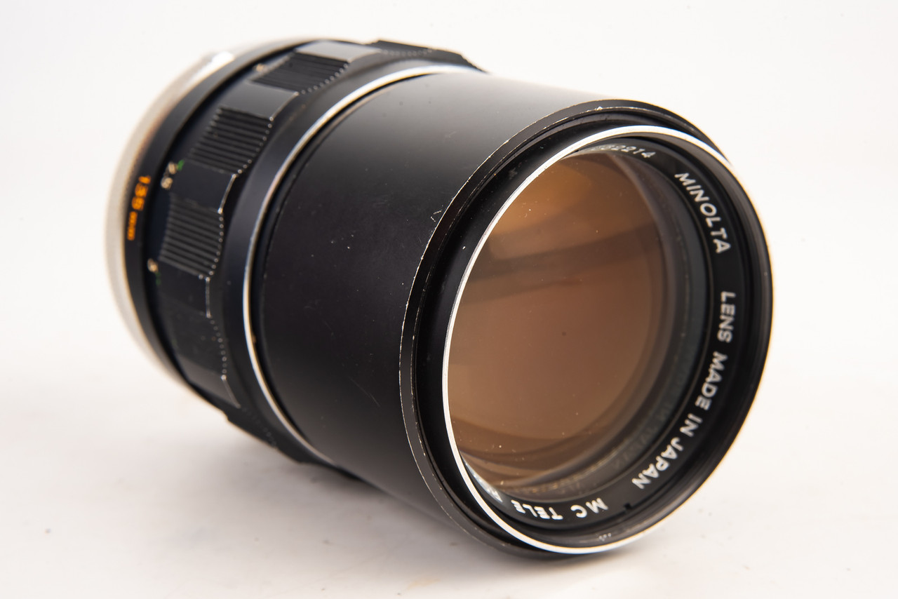 Minolta MD Mount MC Tele Rokkor PF 135mm f/2.8 Telephoto MF Lens with ...