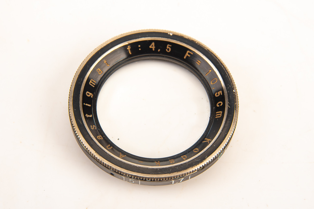 Kodak Anastigmat 10.5cm f/4.5 Lens Front Element Grouping V17 - VSSoutlet