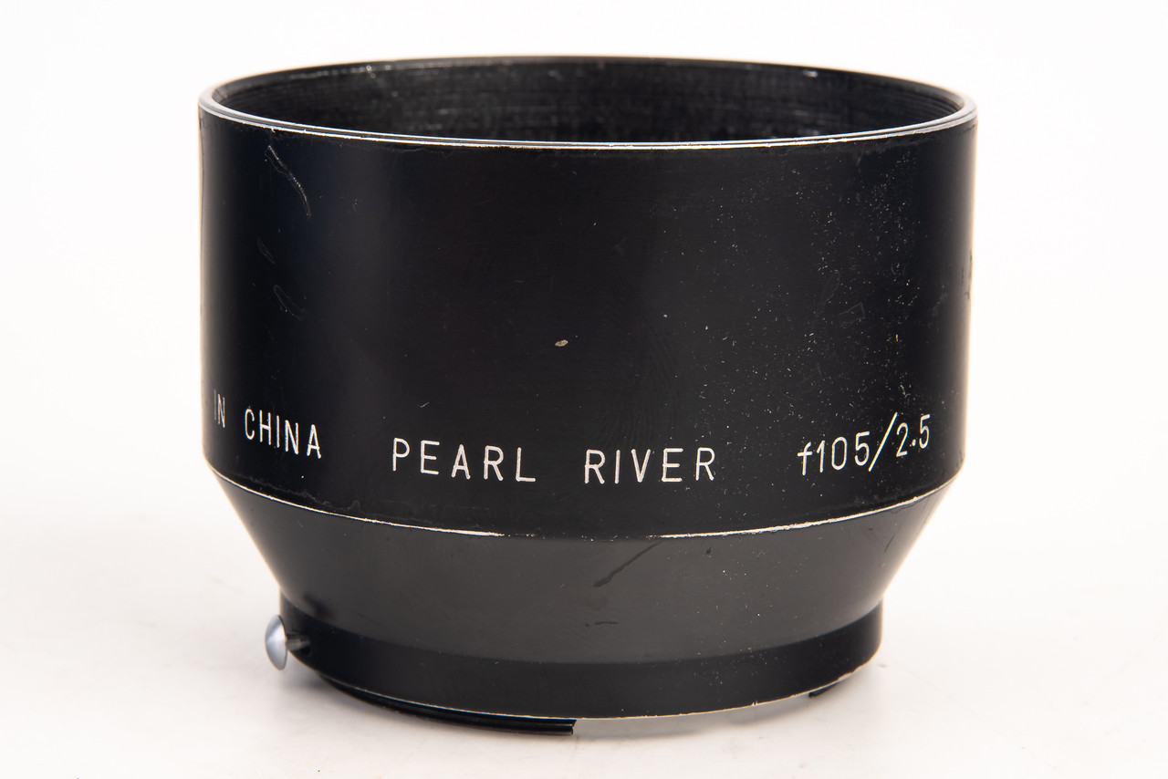 Pearl River f105/2.5 50mm Clamp On Metal Lens Hood Vintage RARE V23 ...