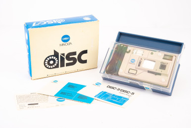 Minolta Disc 7 Vintage 1980s Point & Shoot Camera in Original Box MINT ...