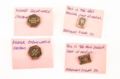 Kodak Colorwatch System Metal Pins 2 Different Styles 4 Total Vintage ...