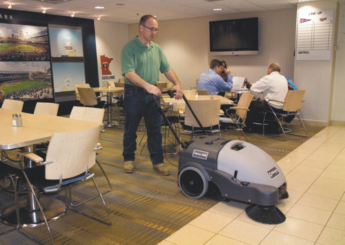 Advance Terra 28B Battery Powered walk behind Dry Sweeper- New ...
