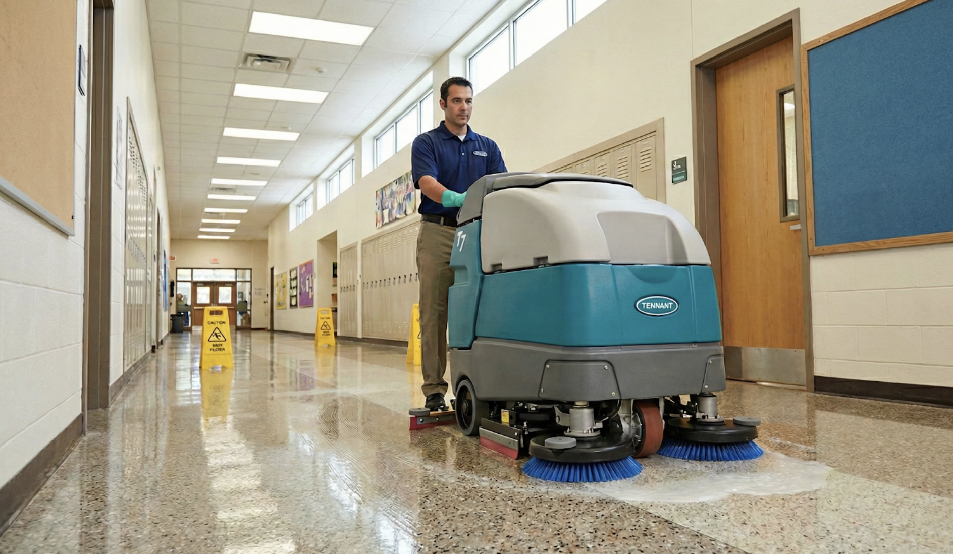 How to Clean School Hallways: A Guide - Performance Systems