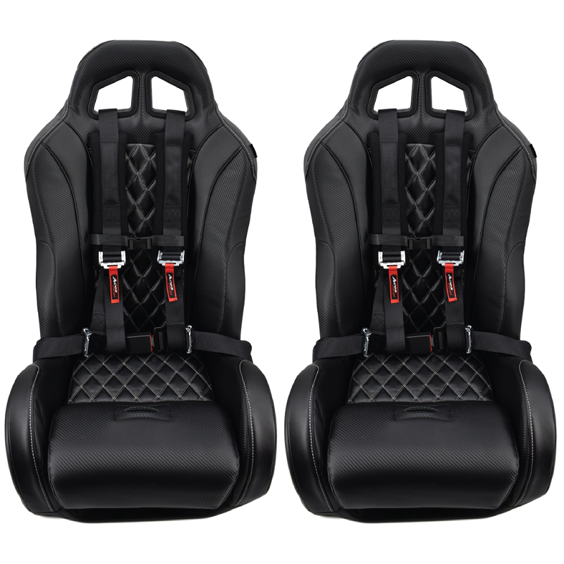 Arctic Cat Wildcat Carbon Edition Daytona Seats with Harnesses by Aces ...