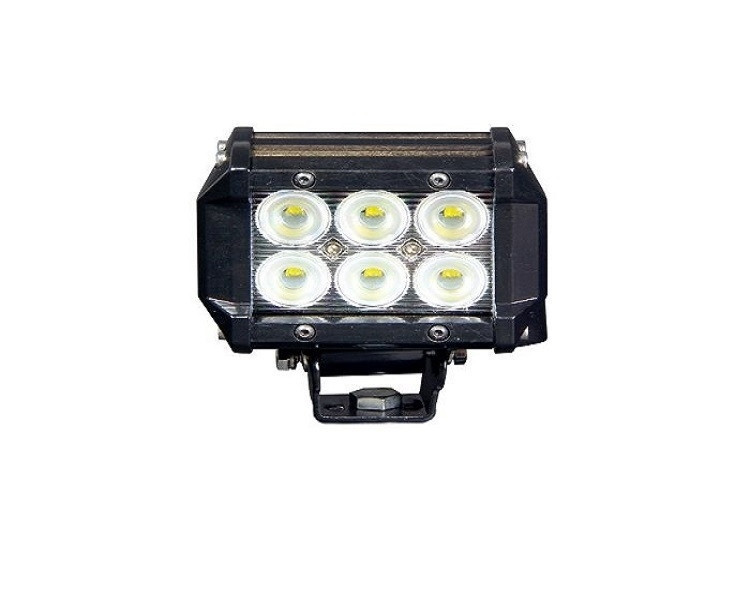 Arctic Cat Prowler/Wildcat 4 Inch LED Light Bar Dual Row 18 Watt Spot ...