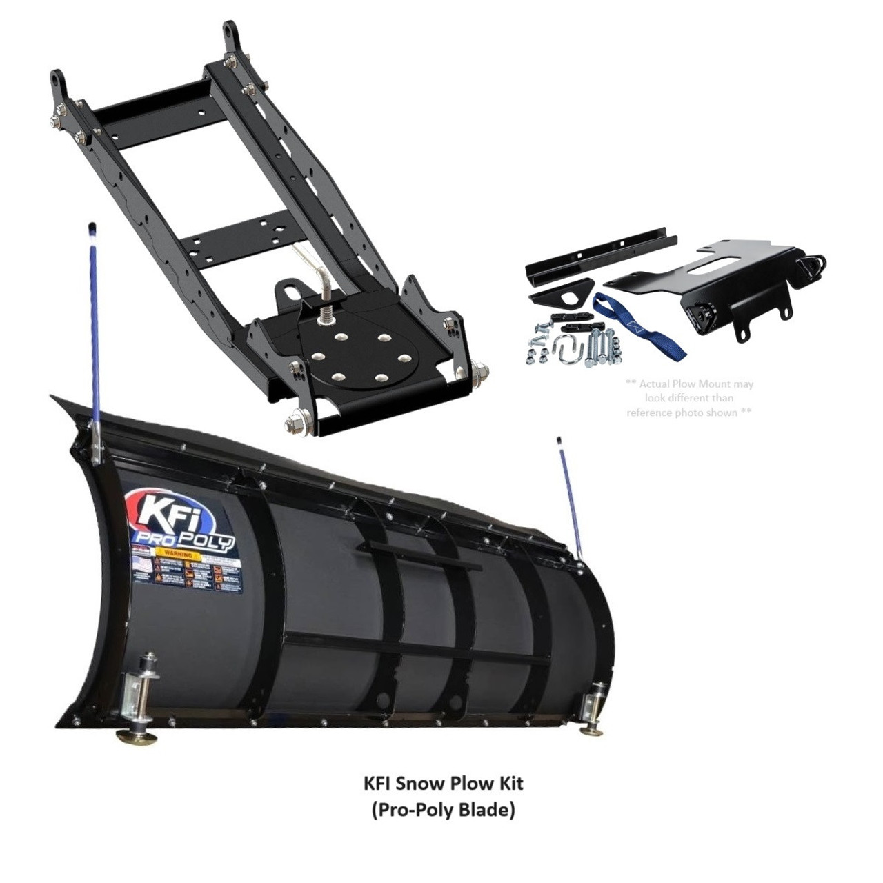 Arctic Cat Prowler Heavy Duty Snow Plow Kit By Kfi Kfi Snwplw Prowler