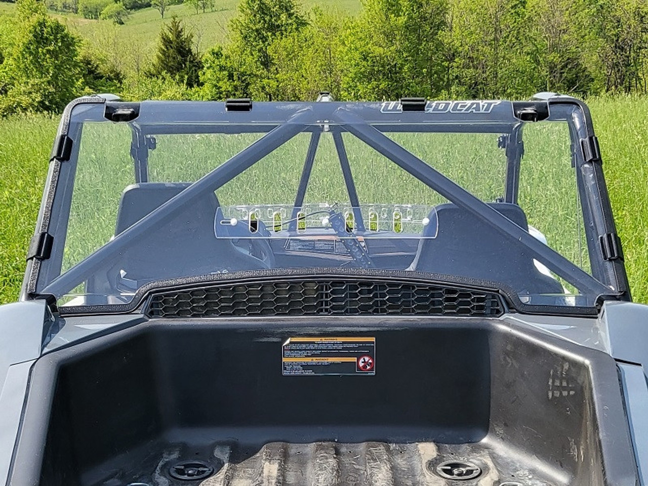 Arctic Cat Wildcat Xx 2 Seater Rear Windshield With Clamp By 3 Star