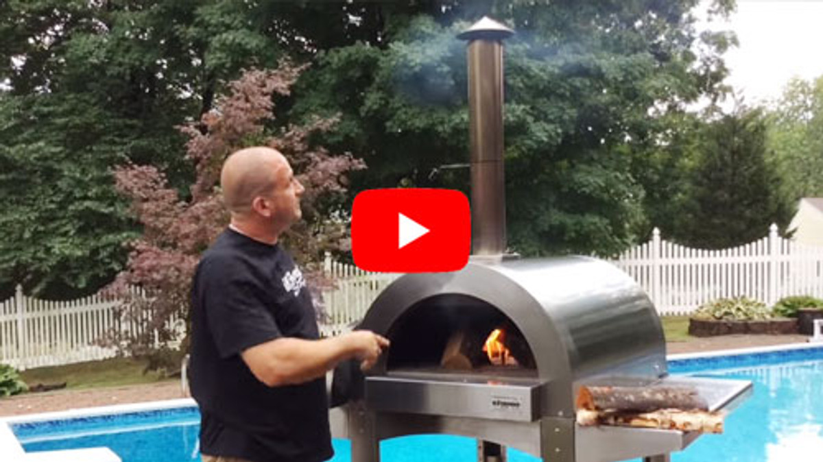 How to Start Fire in Outdoor Wood Pizza Oven | ilFornino