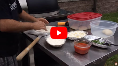 Making Pizza in Elite Plus Wood Fired Pizza Oven | ilFornino