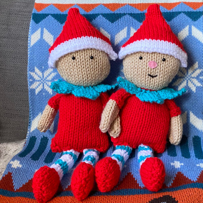 Christmas Elf Knitting Pattern - Gift Horse Kits