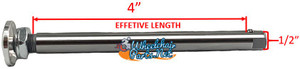 1/2" Big Button Quick Release Axles for wheelchairs