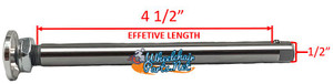 1/2" Big Button Quick Release Axles for wheelchairs