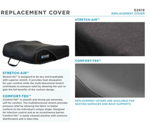 Acta Embrace Anti-Trust Cushion Cover - WheelchairParts.Net