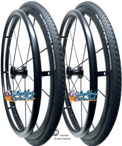 24" x 1" 12 Spoke, Cyclone Omobic Wheel With Primo Sentinel Tire. Set ...