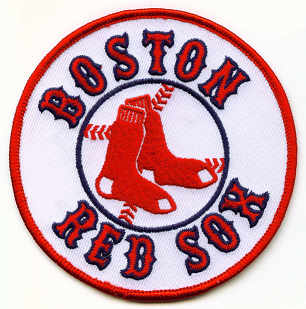 Boston Red Sox Emblem 2009 Secondary Logo 2, 3 3/4" Circle, 75% Stitch ...