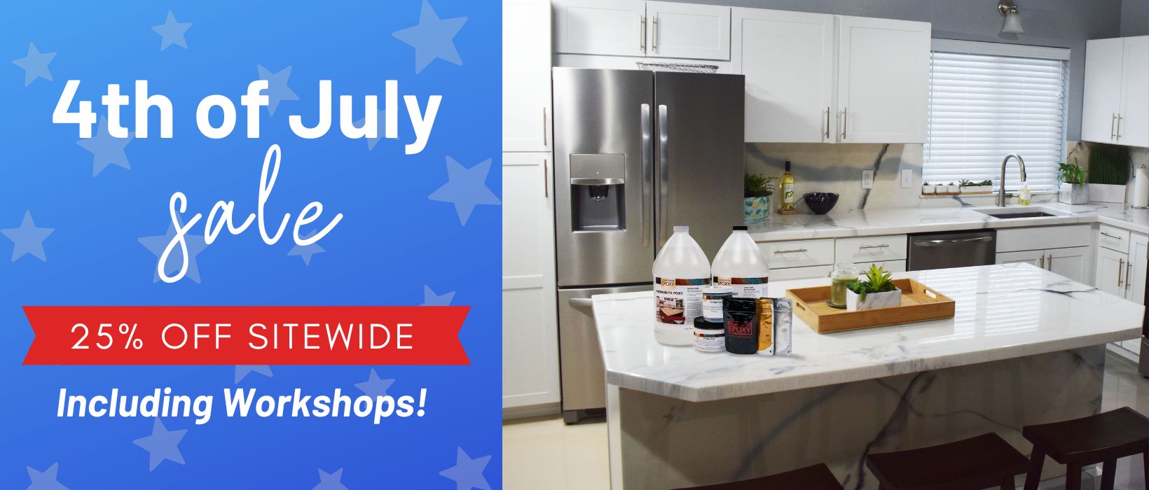 How to Create a Butcher Block Countertop with an Epoxy Coating ...